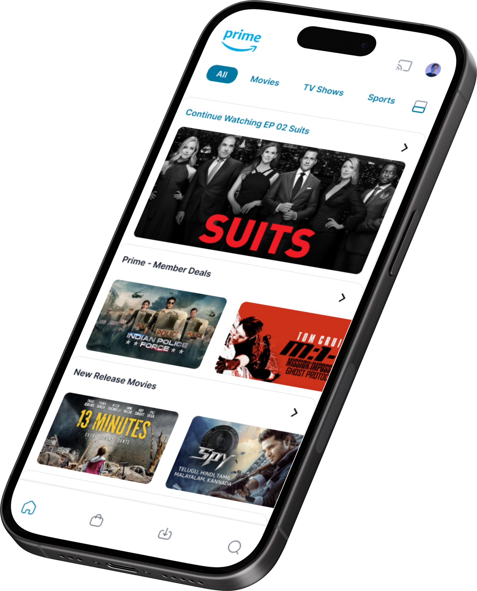 Amazon Prime Mobile app Redesign - Mehul Munjani - UX UI Designer ...